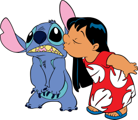 Lilo Beijando Stitch – Estampa Show