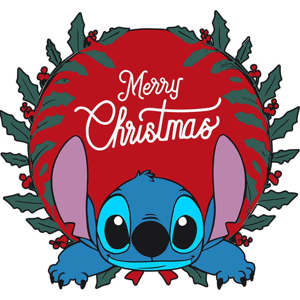 Estampa Aplicável Disney Merry Christmas Lilo & Stitch Natal – Estampa Show